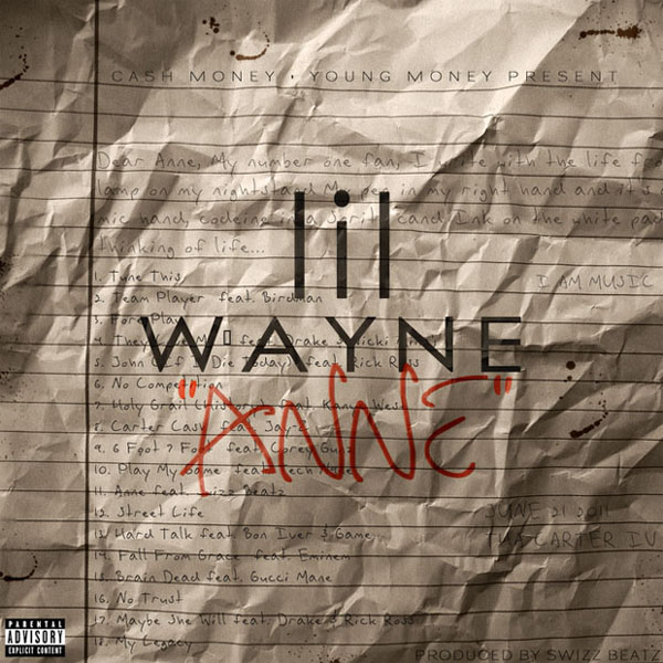 Lil Wayne's "Tha Carter IV" Track List?